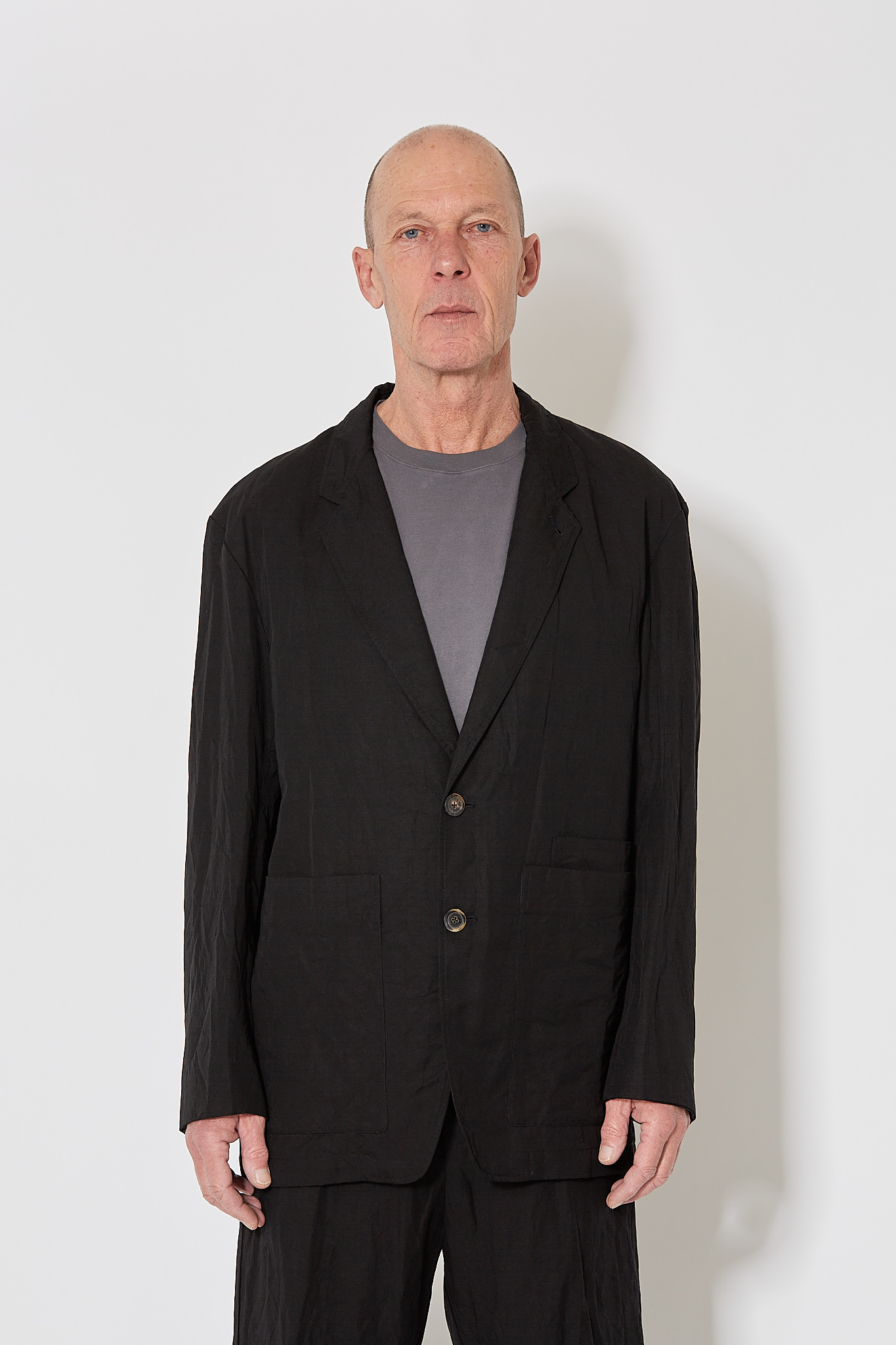 Engineer Coat 1/2 lined - Black